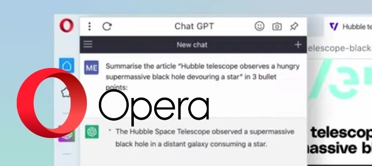 Opera, ChatGPT Tarayıcısını Entegre Ediyor! - Digital Haberler